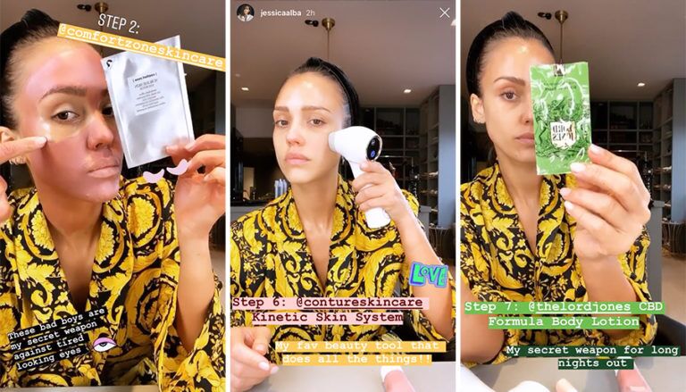 The Facial-Toning Device and CBD Lotion Jessica Alba Counts as Her Pre ...