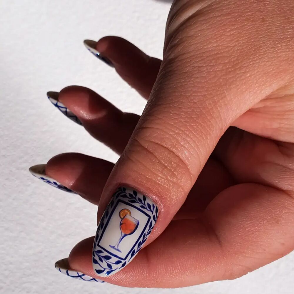 9 Cocktail Nail Designs For Your Next Mani