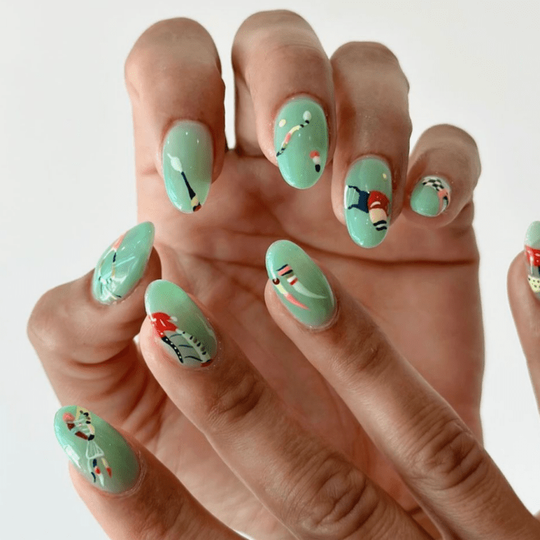 Bridgerton-Inspired Nails for Your Next Garden Party