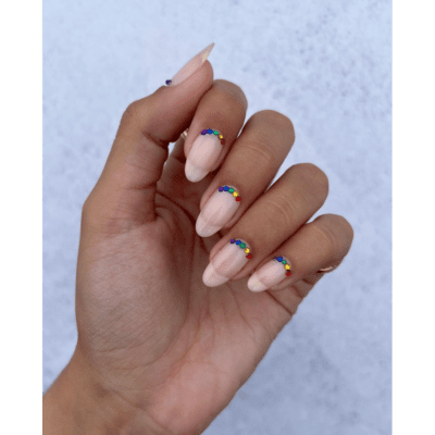 Reverse French Manicure Cuffs Are The Sleekest New Nail Trend - NewBeauty