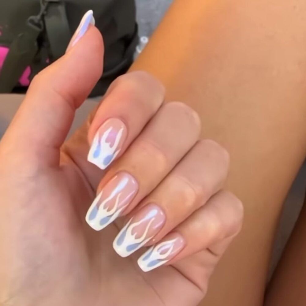 10 Square Nail Ideas From a Fancy French to Bold Art - NewBeauty