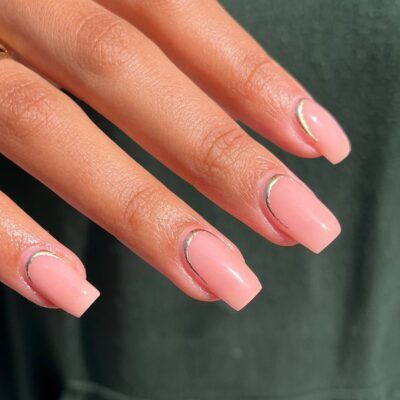Reverse French Manicure Cuffs Are The Sleekest New Nail Trend - NewBeauty