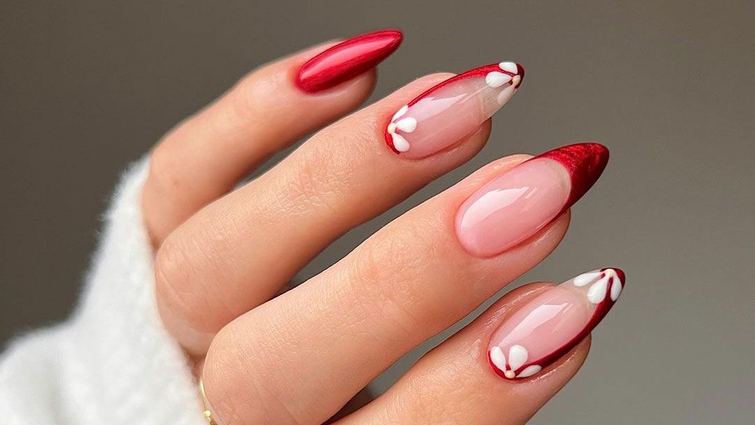 7 Red Metallic Nail Looks That Are Anything But Boring