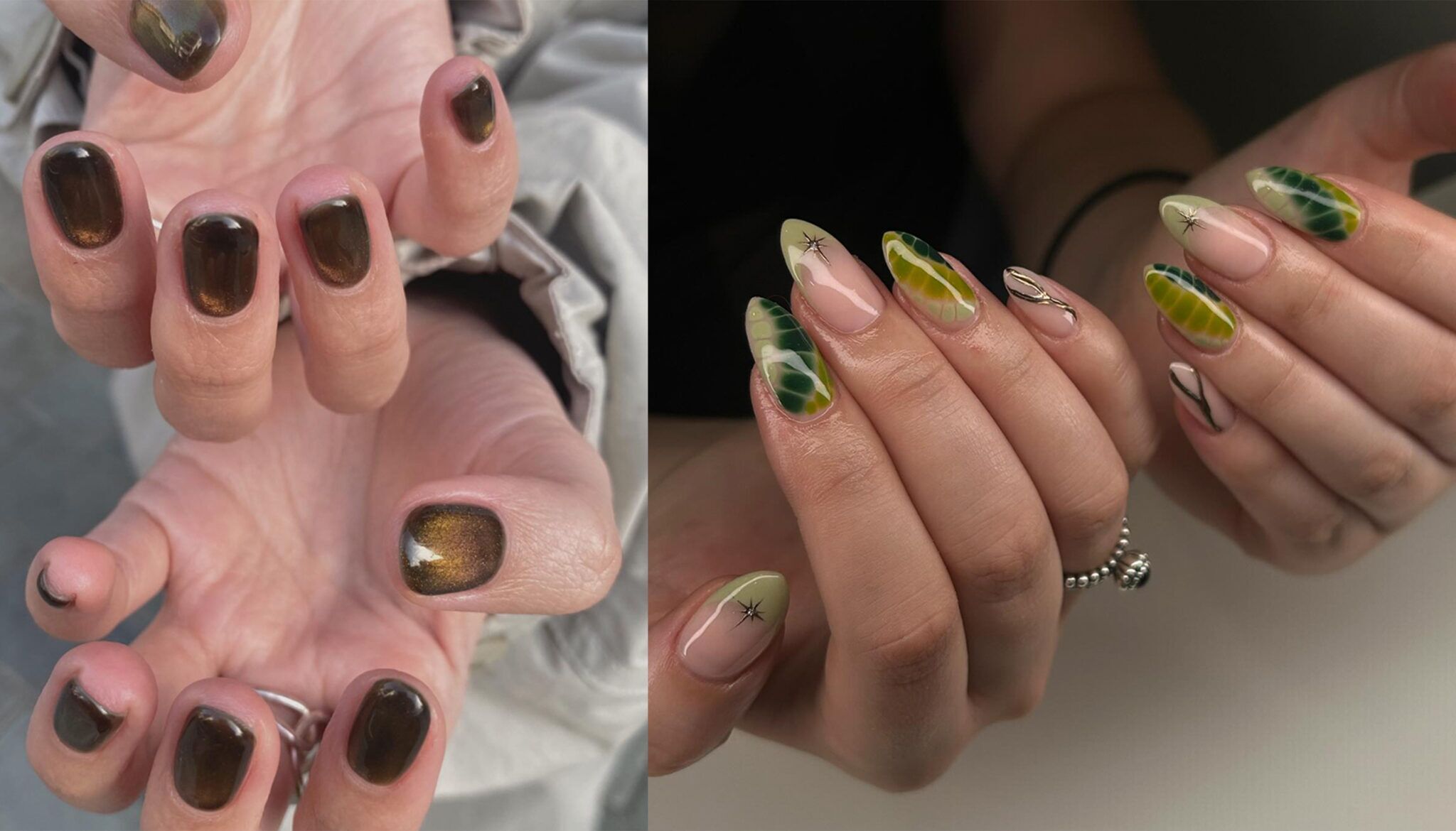 Olive Oil Nails Are the Random Fall Manicure Trend We’re Loving - NewBeauty