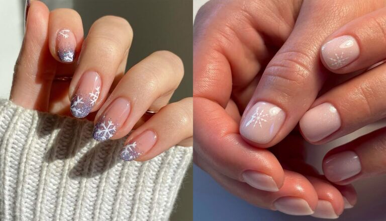 10 Snowflake Nails to Take Your Winter Manicure to the Next Level ...