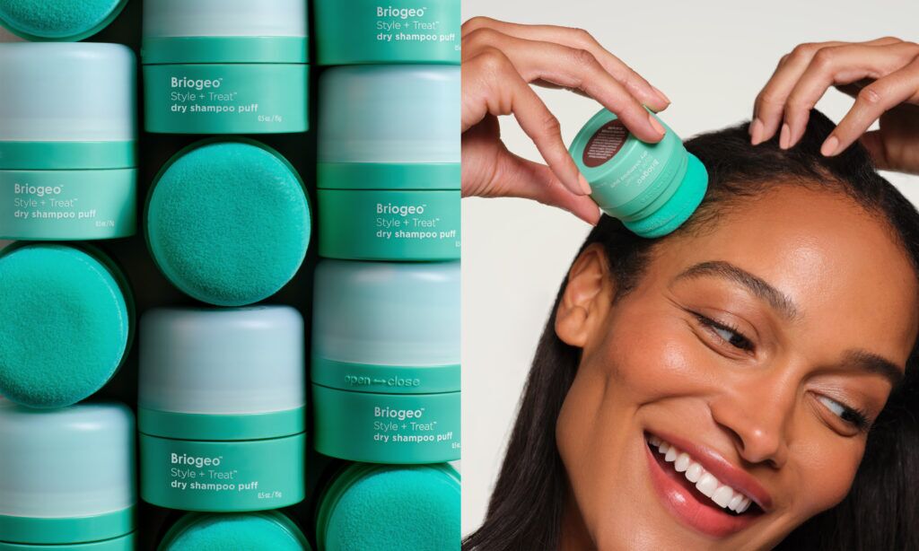 Briogeo's Dry Shampoo Powder Puff Doubles as a Root Touch Up