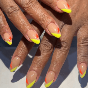 7 V French Nail Ideas to Sharpen Up Your Next Manicure