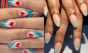 7 V French Nail Ideas to Sharpen Up Your Next Manicure