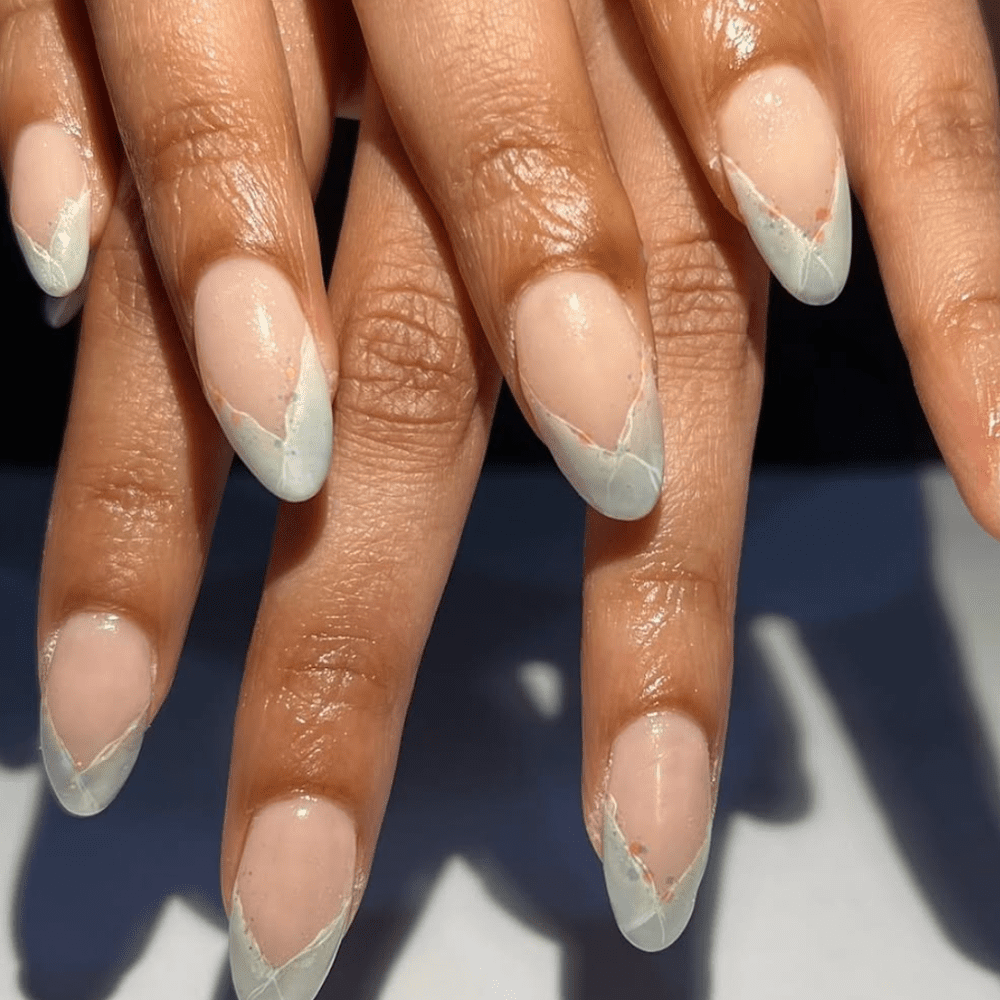 7 V French Nail Ideas to Sharpen Up Your Next Manicure