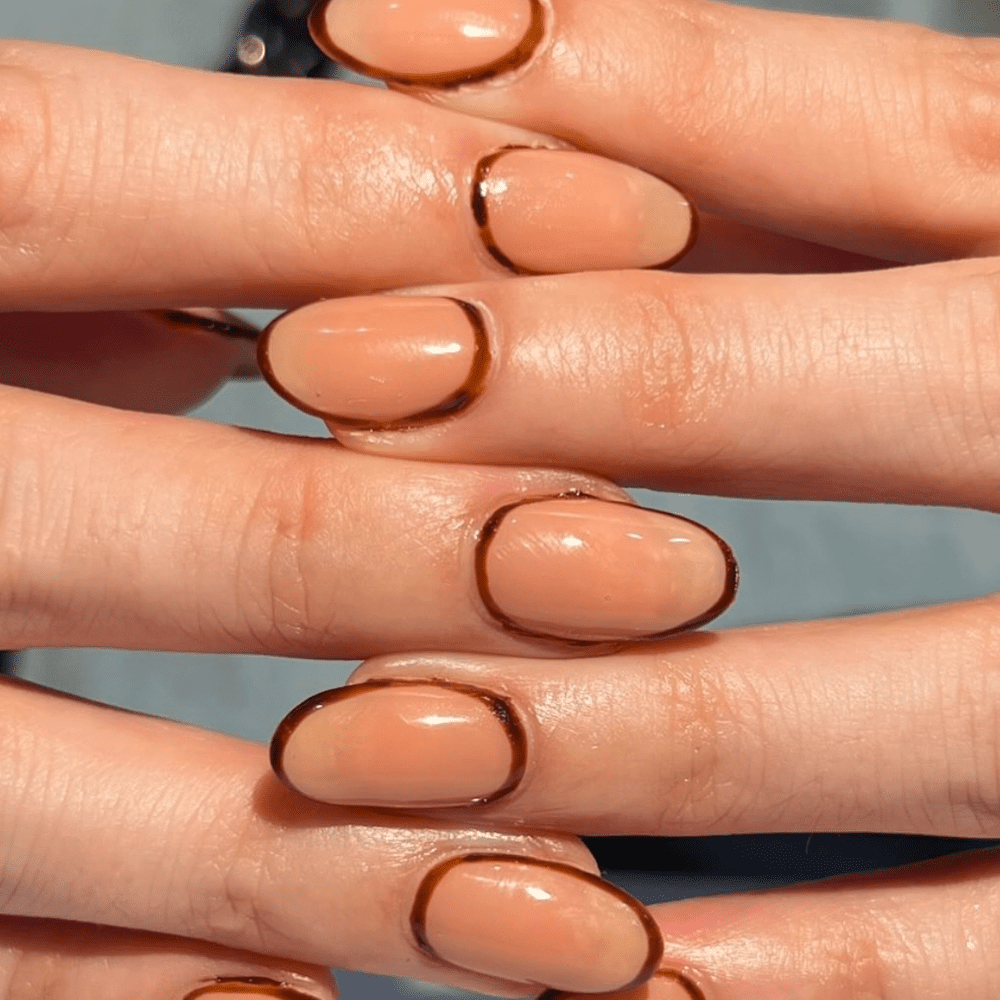 The 19 Best Brown French Tip Nails to Try Now