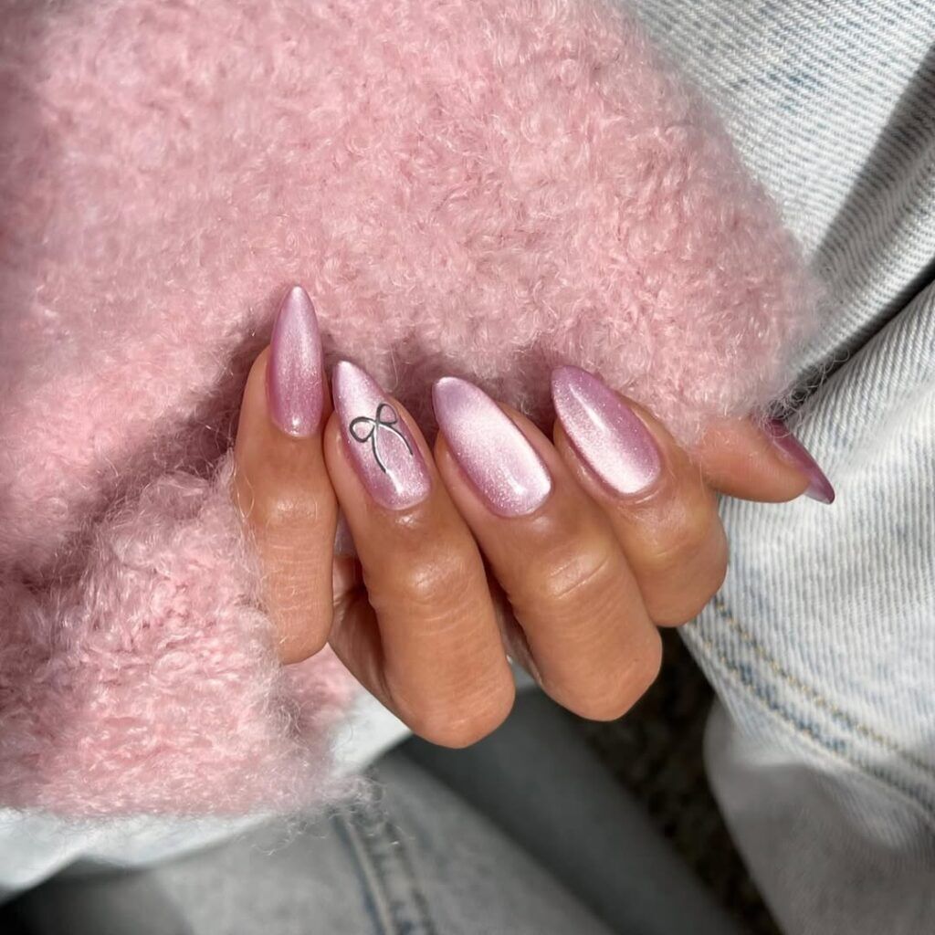 Pink Cat-Eye Nails Might Just Be the Prettiest Version Yet - NewBeauty