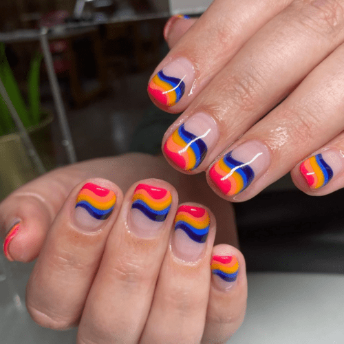 Ring in the Season With '70s-Coded Retro Groovy Nails - NewBeauty
