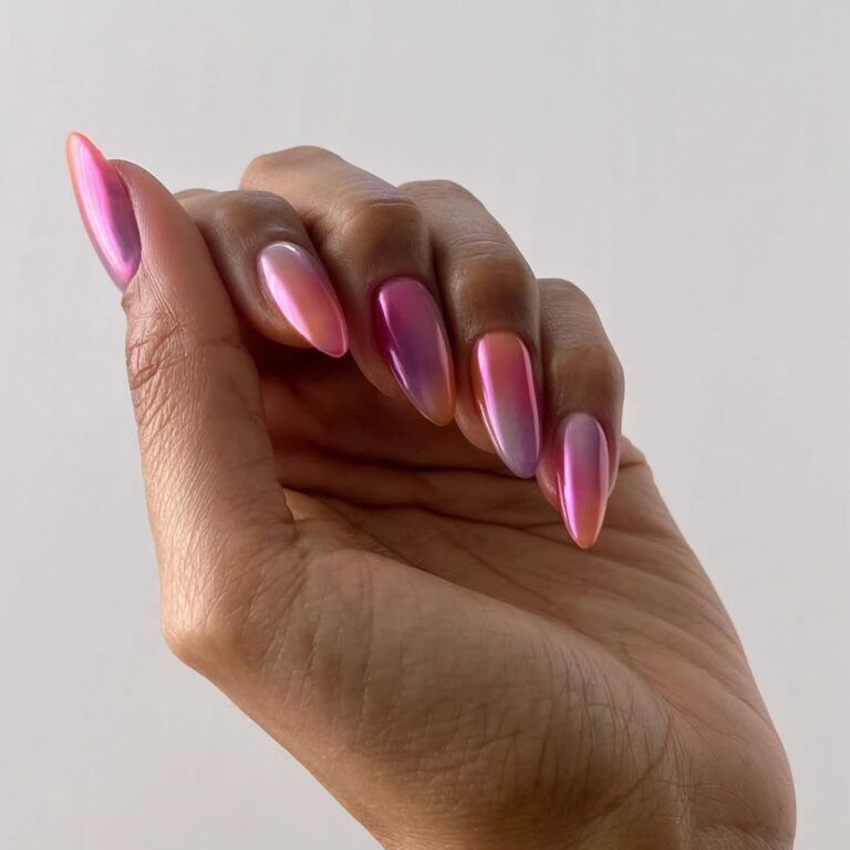 Pink Cat-Eye Nails Might Just Be the Prettiest Version Yet - NewBeauty