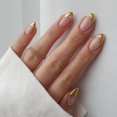 7 Chrome French Manicures to Refresh Your Feed - NewBeauty