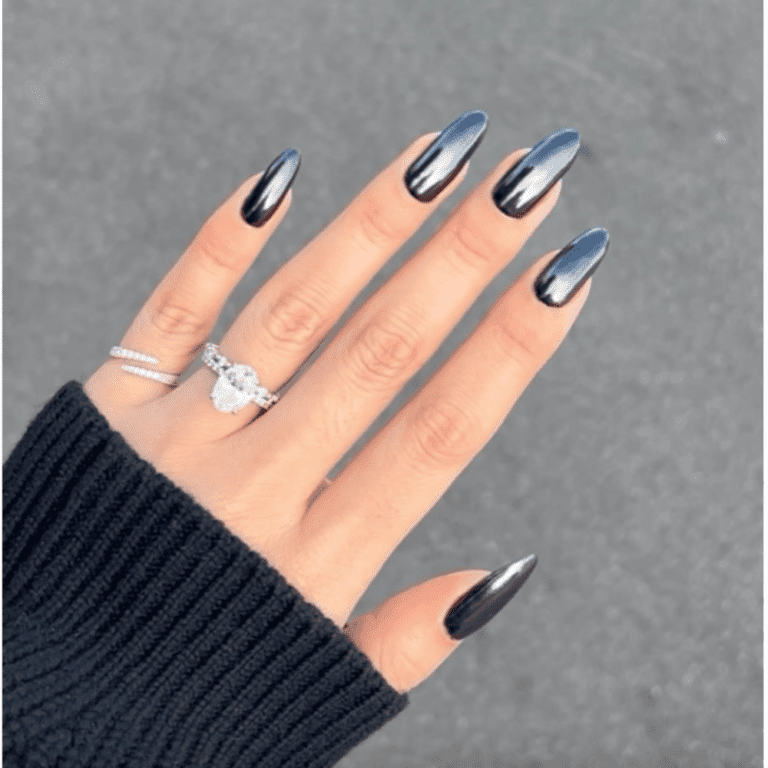 Black Chrome Nails Are Taking Over - NewBeauty