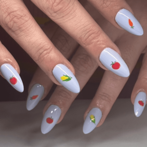 Blueberry Chai Nails Are the Sweetest Spring Nail Trend