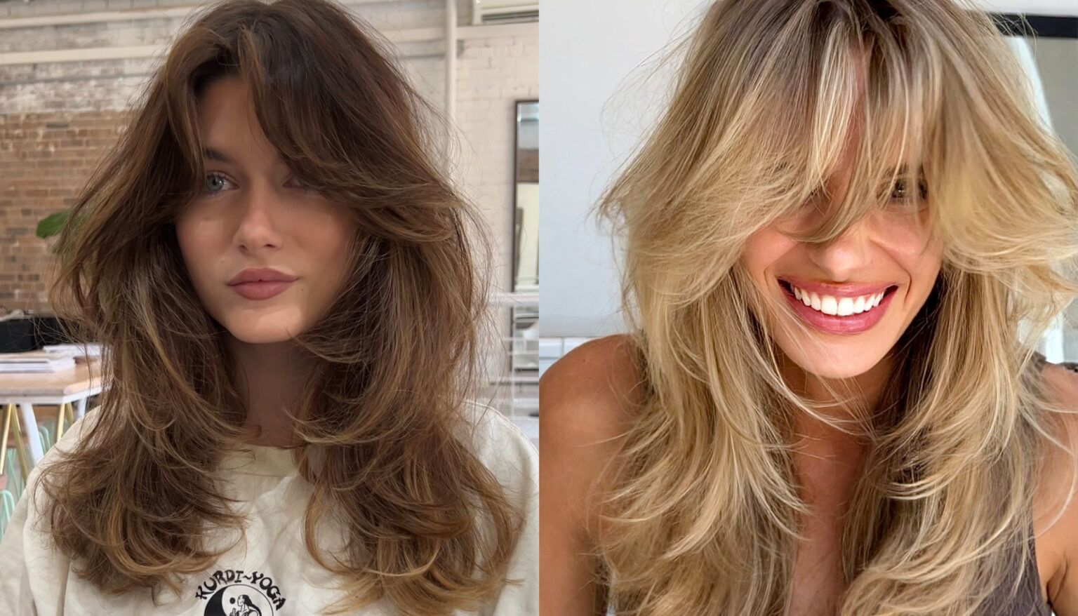 Feathered Bangs Are Back and Chicer Than Ever