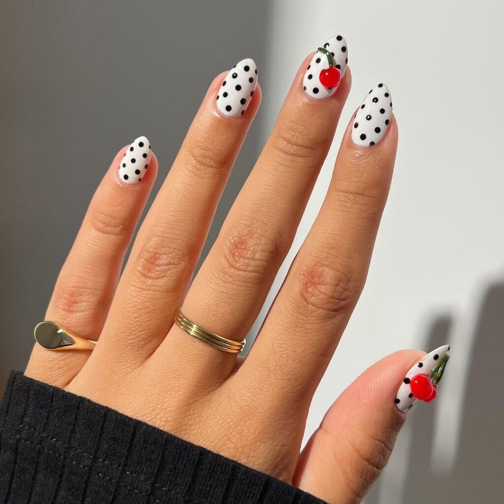 Fresh Polka Dot Nail Designs to Try This Summer